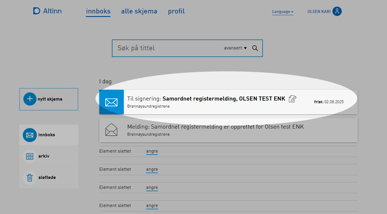 Slik signerer du i Altinn | Enkeltpersonforetak.no